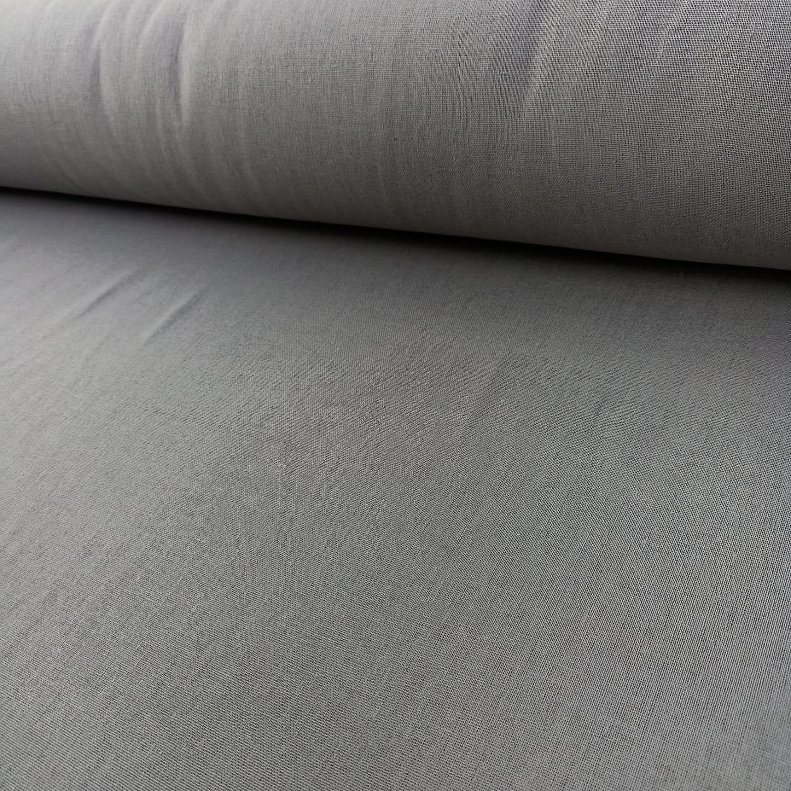 Linho Misto com Viscose Cinza - Marantex Tecidos