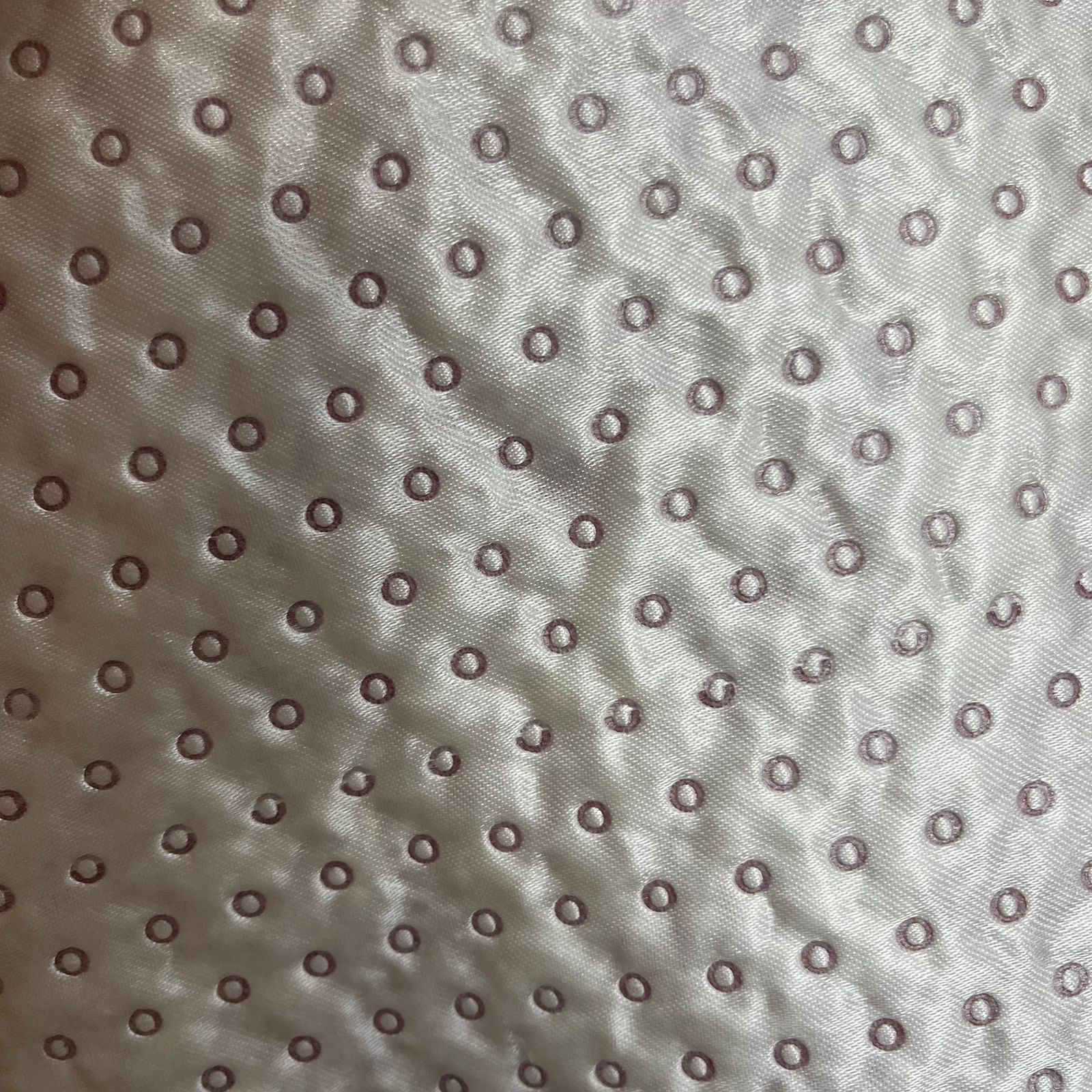 Matelassê Acetinado Pérola e terracota - Marantex Tecidos