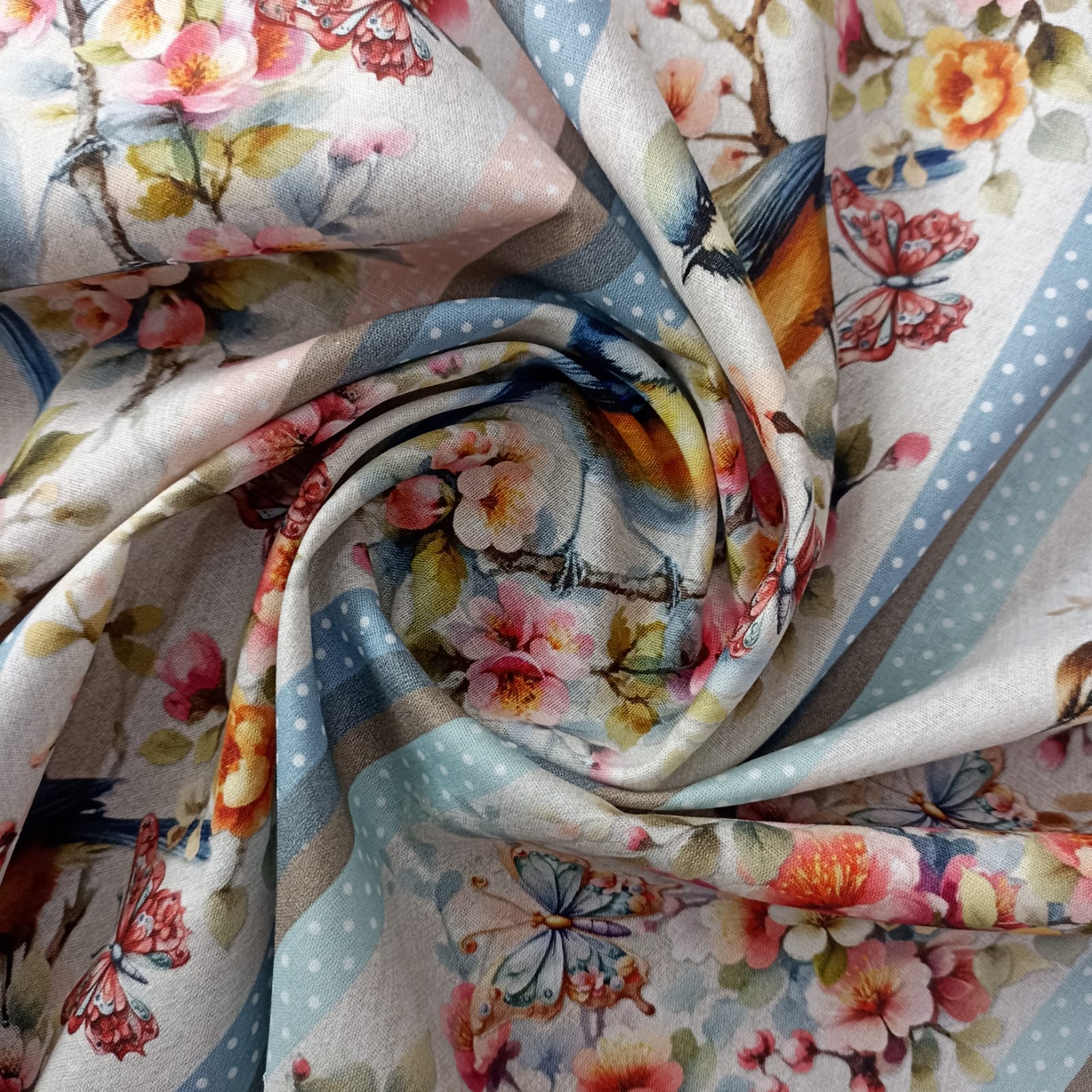 Tecido tricoline lisa e estampada 100% algodão